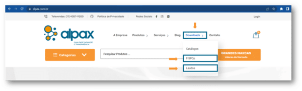 FISPQs e Laudos disponíveis para download! - Alpax